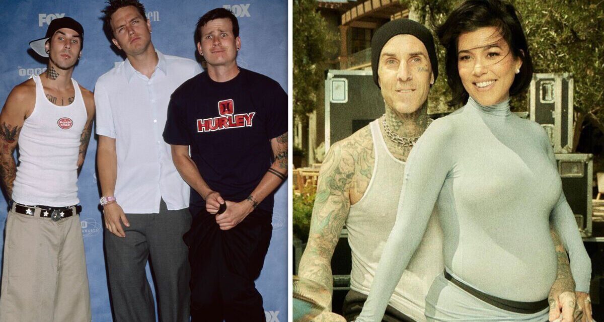 Blink-182 cancel gigs as Travis Barker flies home for 'urgent family ...